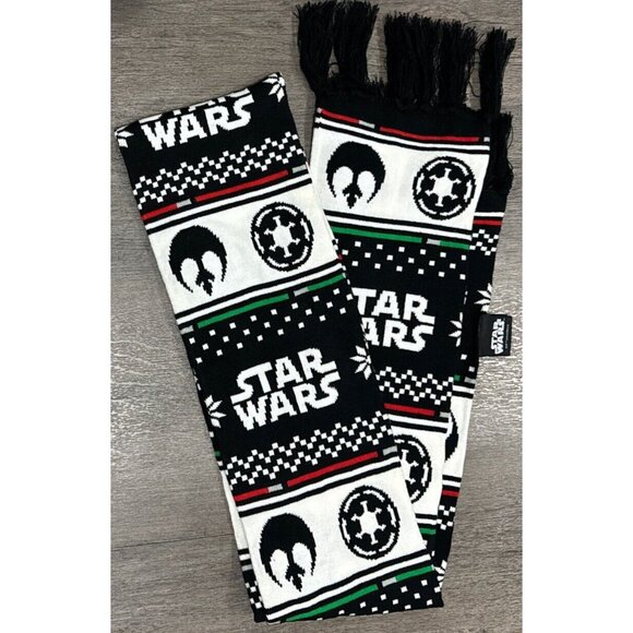 Star Wars | Accessories | Star Wars Knit Scarf Imperial Rebel Logo ...